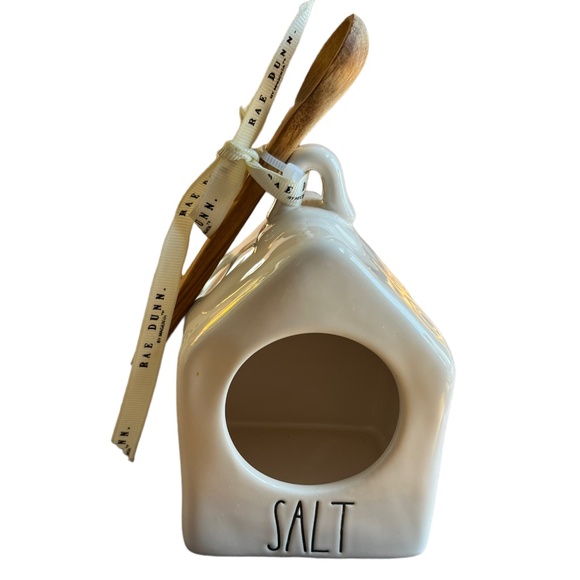 Rae Dunn | Dining | Rae Dunn Birdhouse Salt Pig Container With Wooden ...